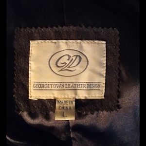 Georgetown Leather Design | Jackets & Coats | Brown Suede Leather Lined ...